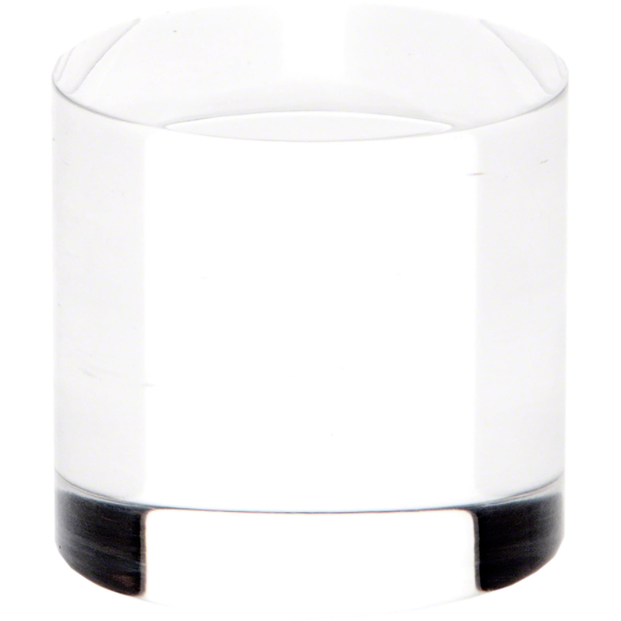Plymor Clear Acrylic Solid Cylinder Round Display Riser, 1.5" H x 1.5 ...