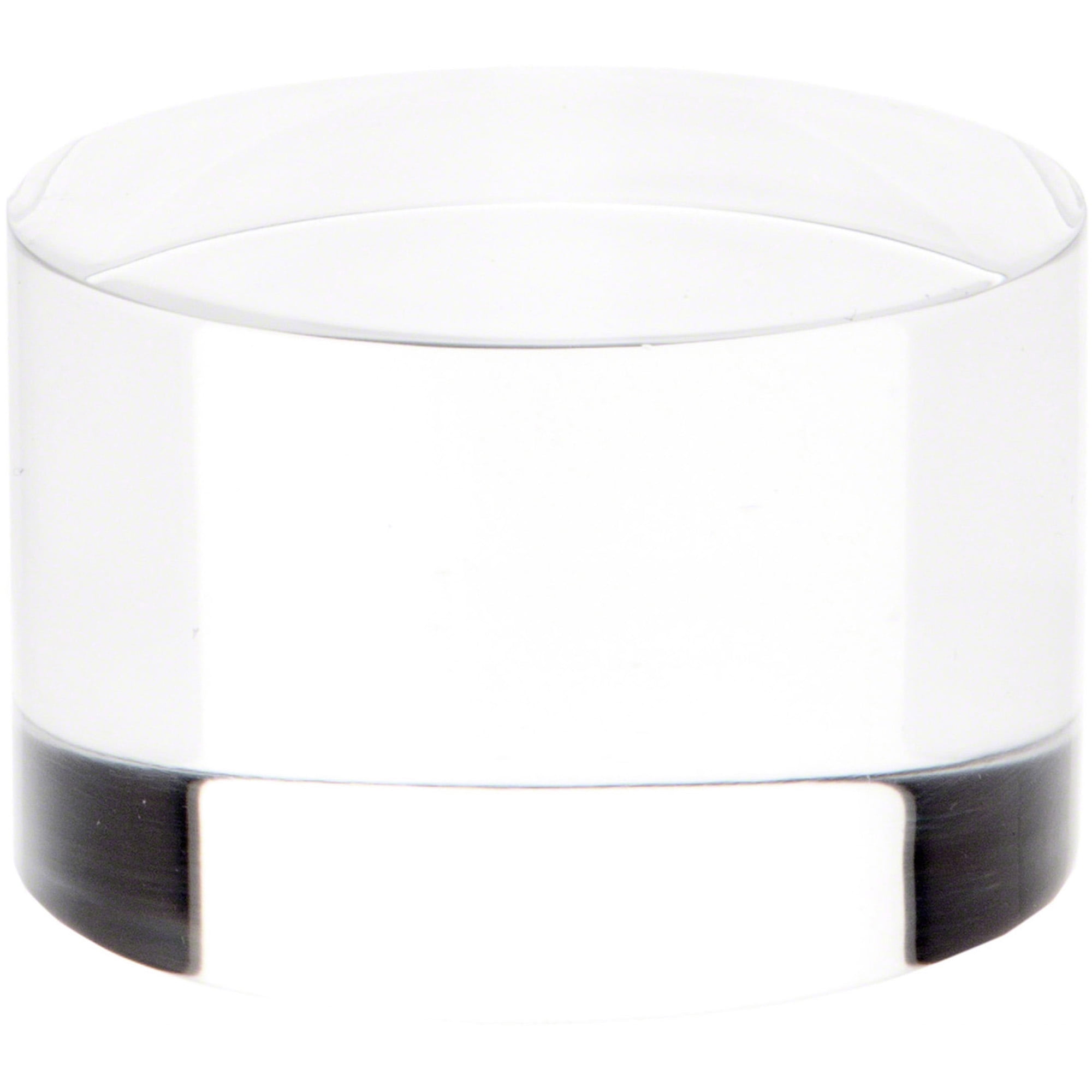 Plymor Clear Acrylic Solid Cylinder Round Display Riser, 1.5" H x 2.5 ...