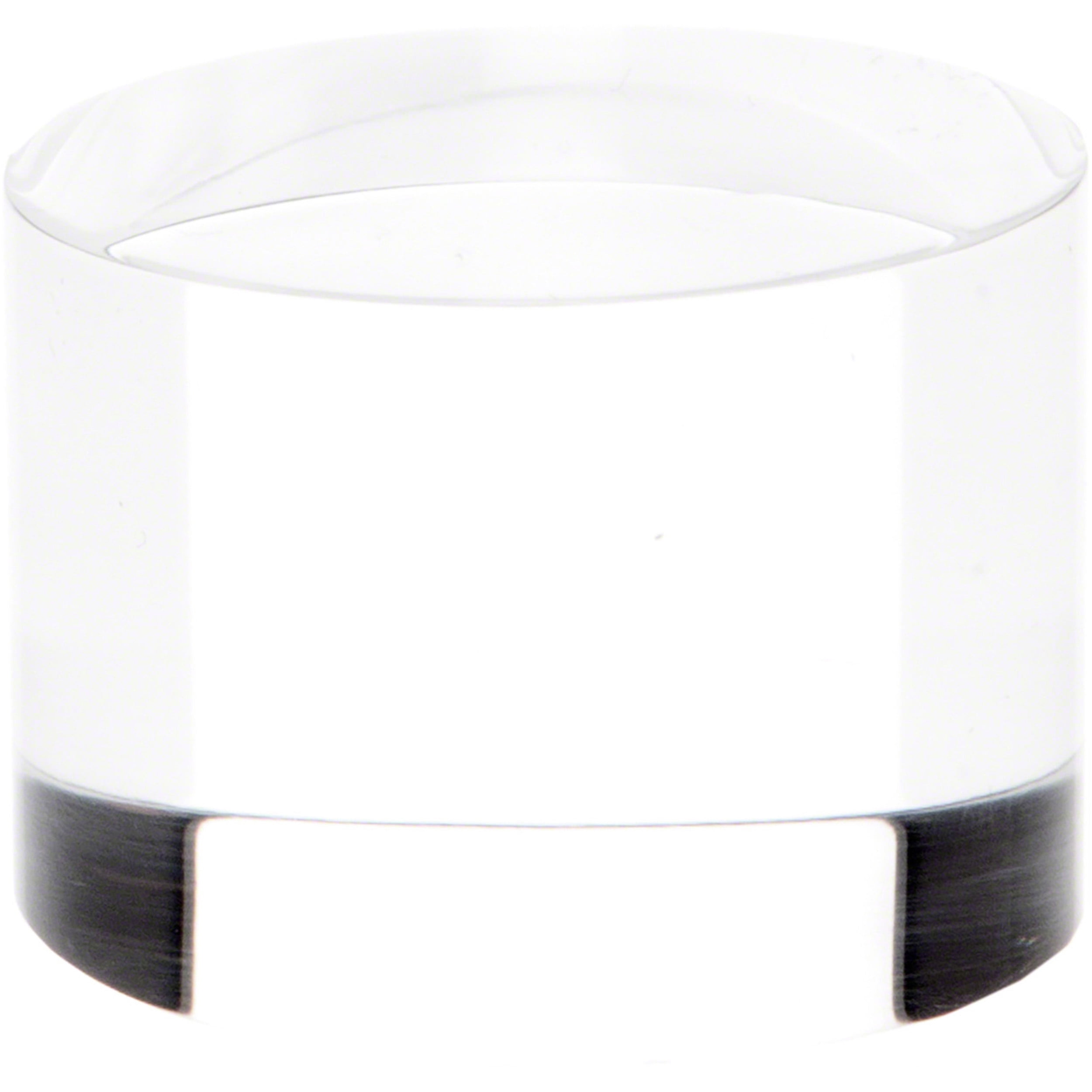 Plymor Clear Acrylic Solid Cylinder Round Display Riser, 1.5" H x 2" W ...