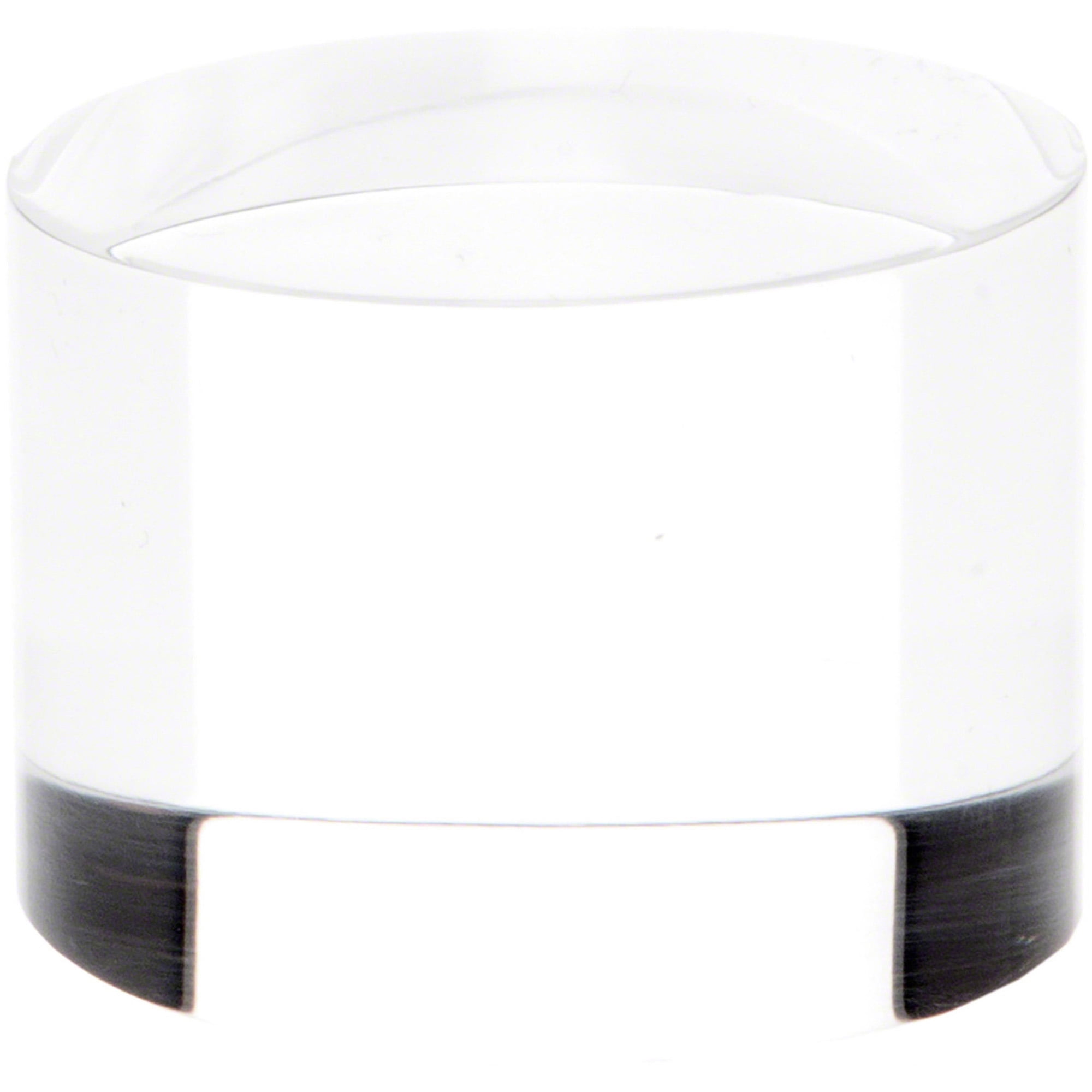 Plymor Clear Acrylic Solid Cylinder Round Display Riser, 1.5" H x 2" W ...