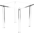 Plymor Clear Acrylic Square 4-Leg Display Riser, 8" H x 8" W x 8" D ...