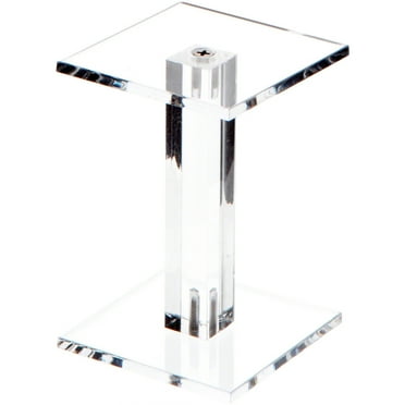 Plymor Clear Acrylic Display Riser with Tray Handles, 4" H x 18" W x 12 ...