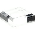 Plymor Clear Acrylic Square Beveled Display Base, 2" W x 2" D x 0.75" H ...