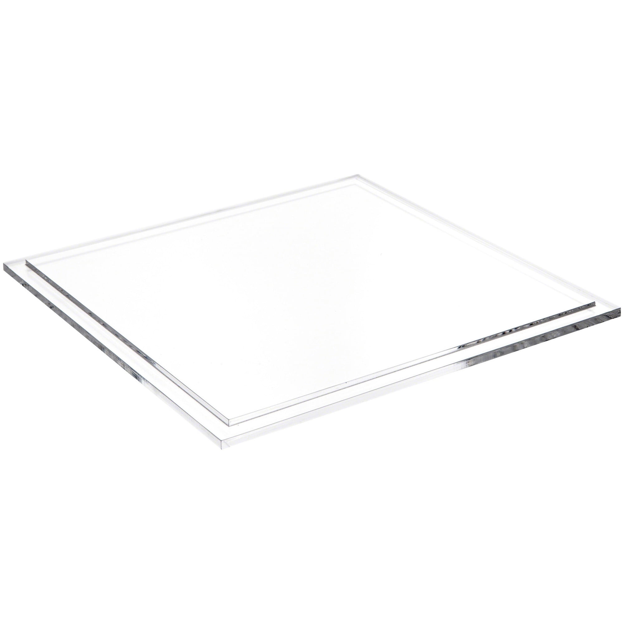 Plymor Clear Acrylic Square Display Base, 10.625" W x 10.625" D x 0. ...
