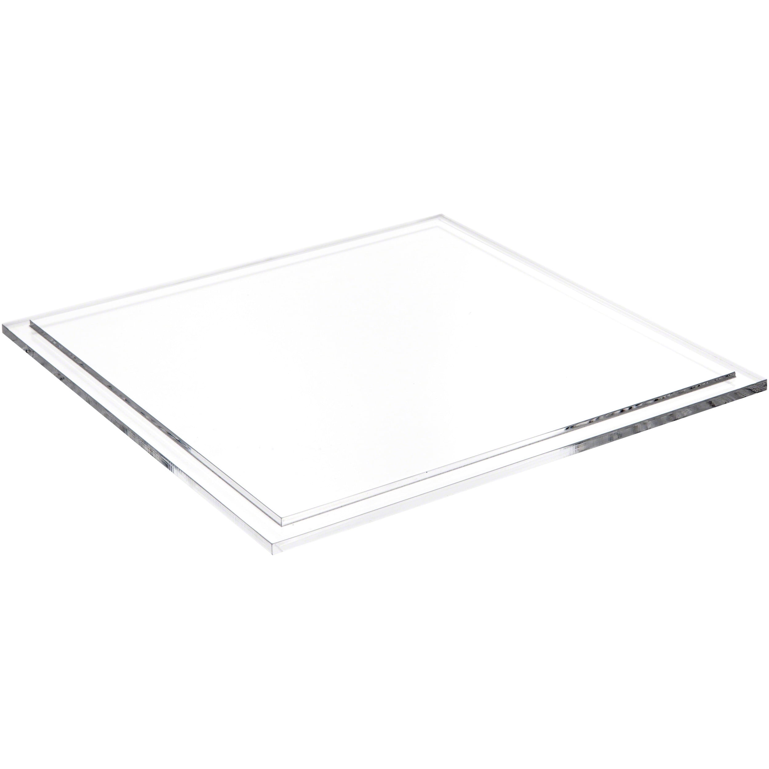 Plymor Clear Acrylic Square Display Base, 10.625" W x 10.625" D x 0. ...