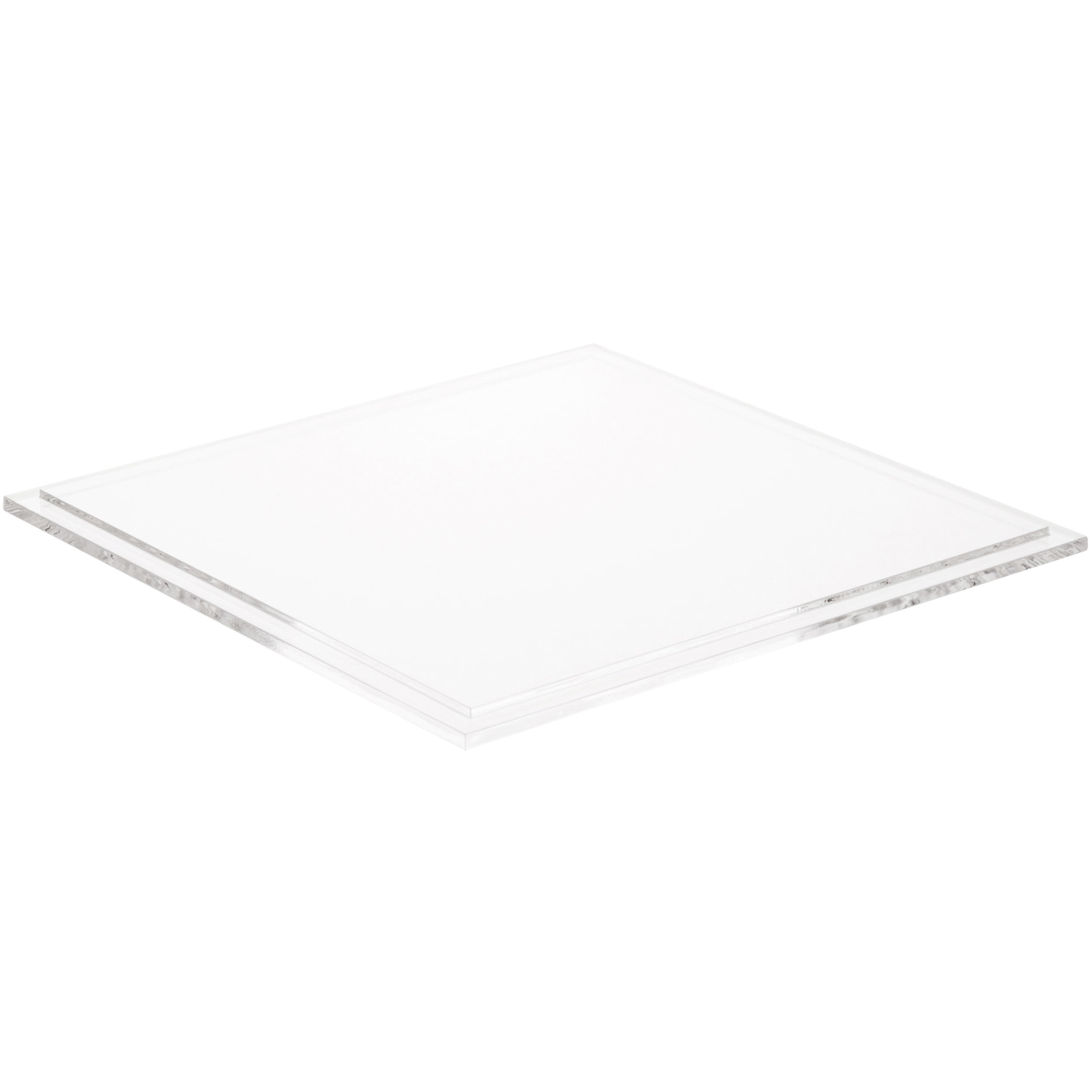 Plymor Clear Acrylic Square Display Base, 11.625" W x 11.625" D x 0. ...