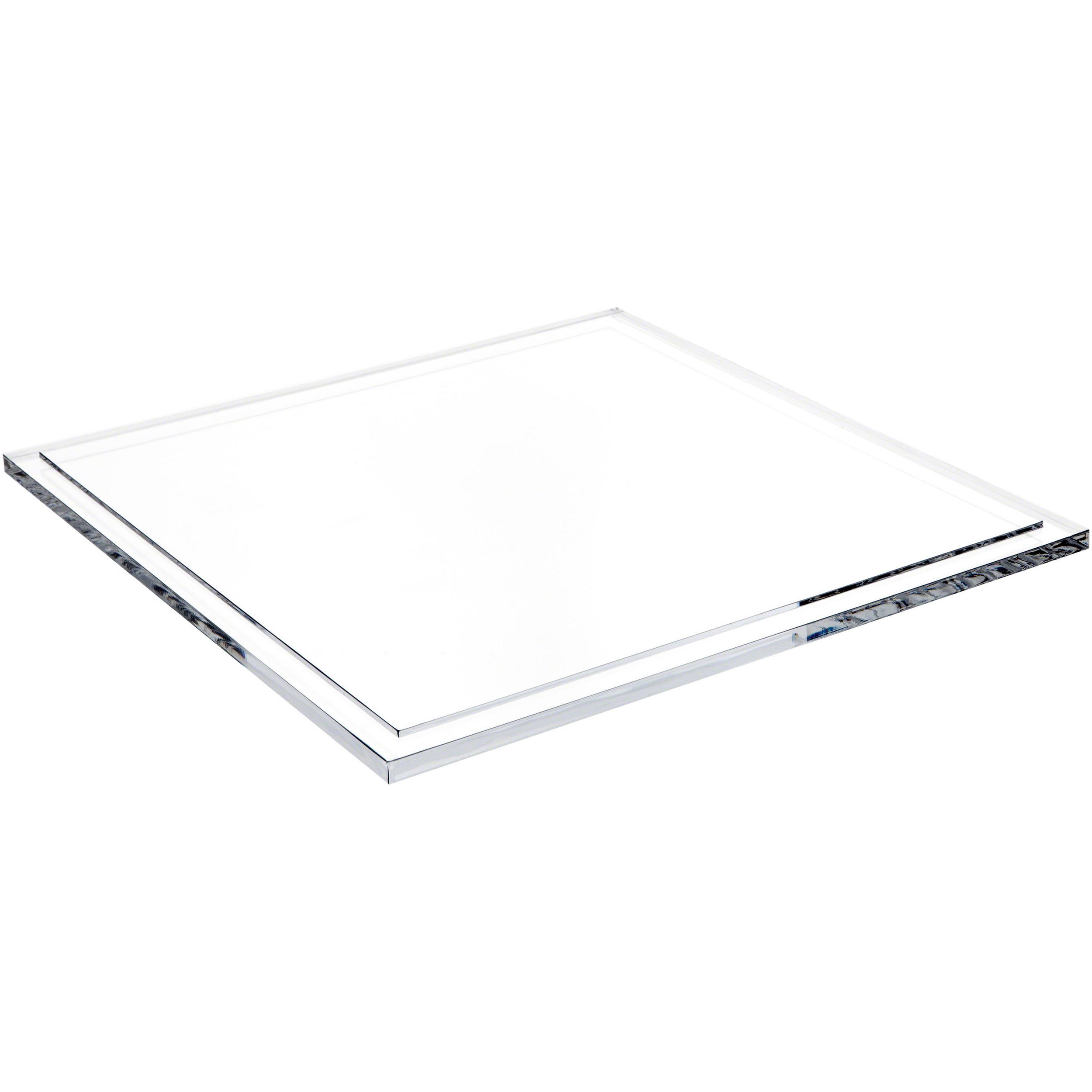 Plymor Clear Acrylic Square Display Base, 12.625" W x 12.625" D x 0. ...