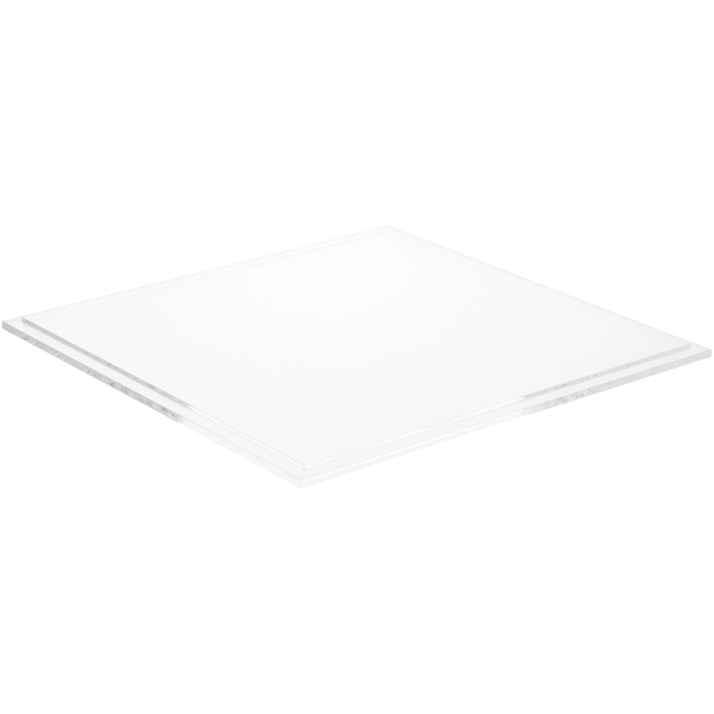 Plymor Clear Acrylic Square Display Base, 13.625" W x 13.625" D x 0. ...