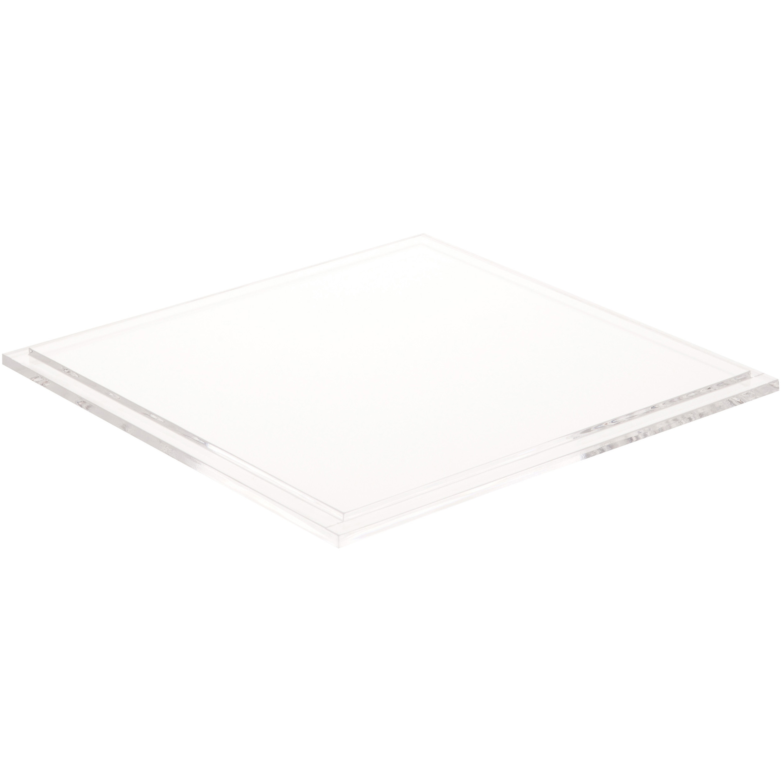 Plymor Clear Acrylic Square Display Base, 5.625" W x 5.625" D x 0.3125 ...