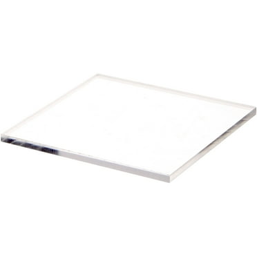 Plymor Clear Acrylic Square Beveled Display Base, 2" W x 2" D x 0.75" H ...