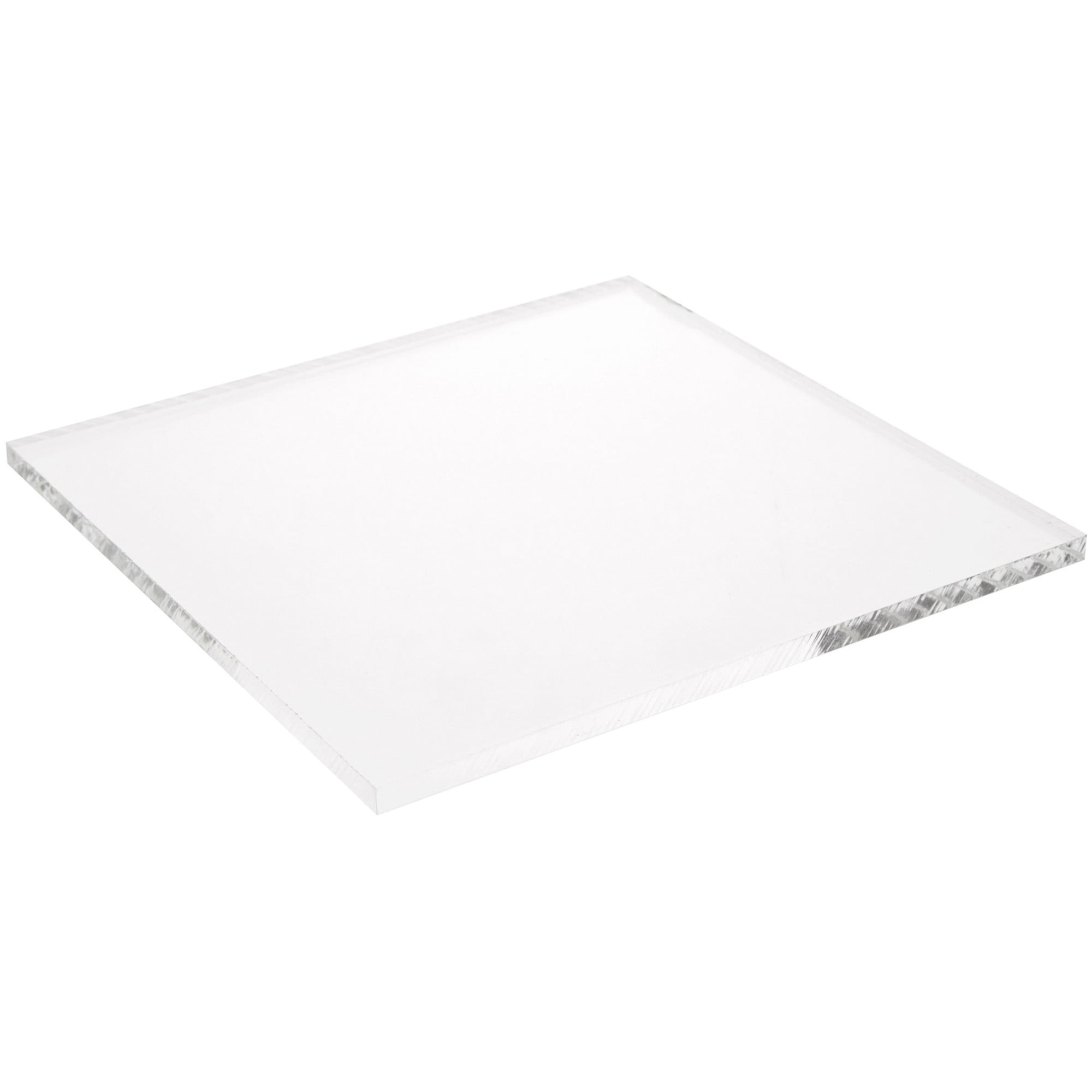 Plymor Clear Acrylic Square Standard-Edge Display Base, 6