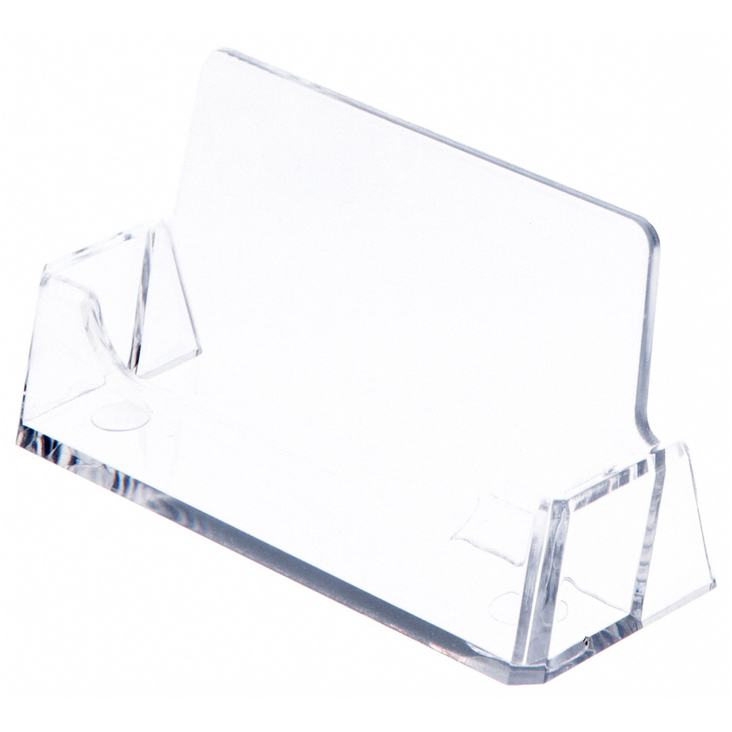 Plymor Clear Acrylic Standard Business Card Holder Display, 3.875" W x ...