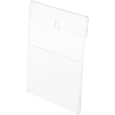 Azar 112740 3.5" W x 2.5" H L-Shaped Acrylic Sign Holder, 10Pack ...