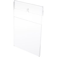 Azar 112740 3.5" W x 2.5" H L-Shaped Acrylic Sign Holder, 10Pack ...
