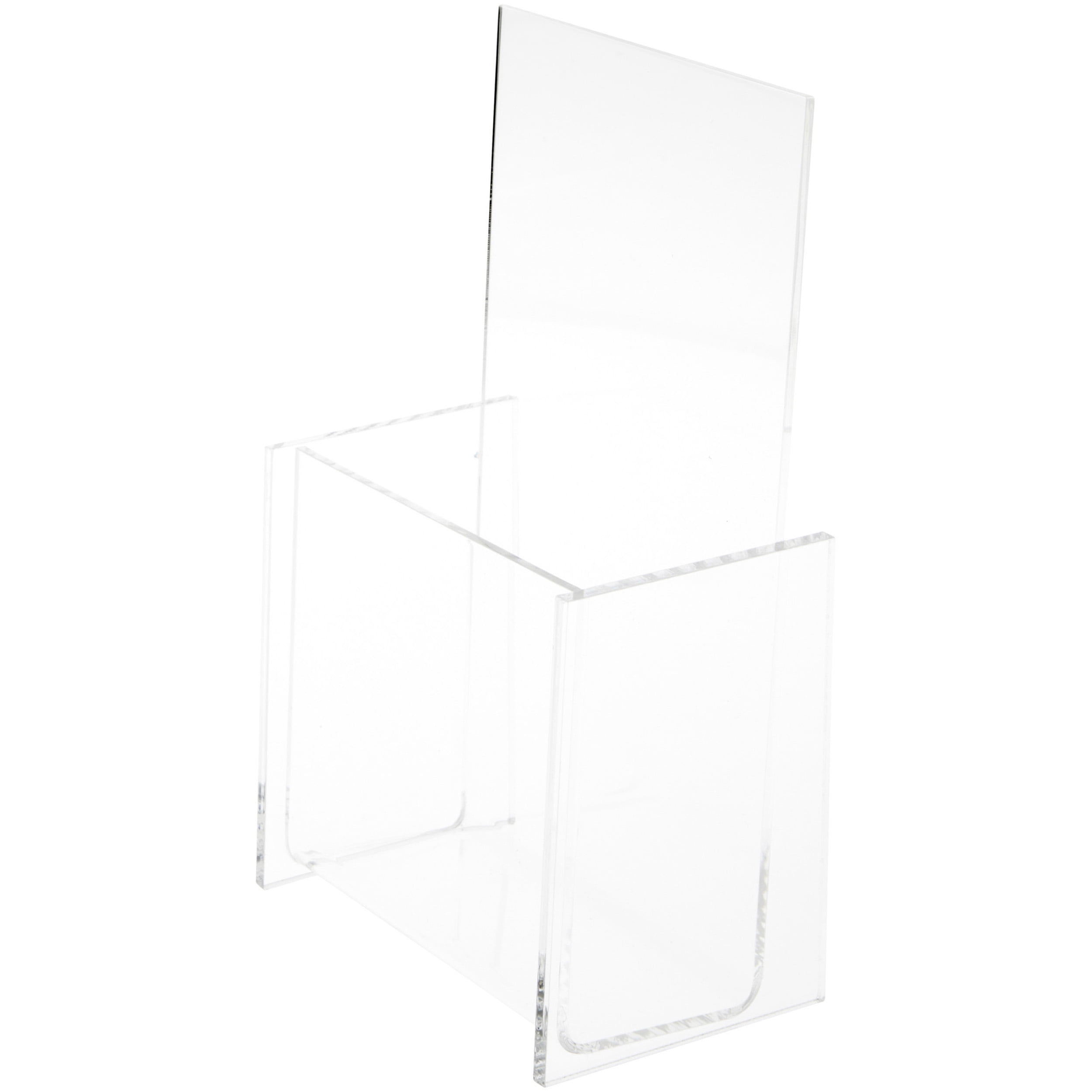 Plymor Clear Acrylic Tri-Fold Brochure Literature Holder (Countertop ...