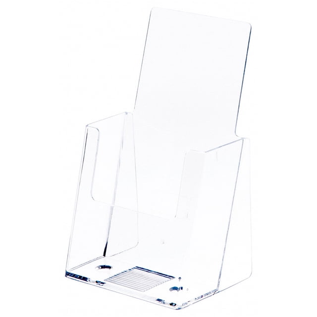 Plymor Clear Acrylic Tri-Fold Brochure Literature Holder (Countertop ...