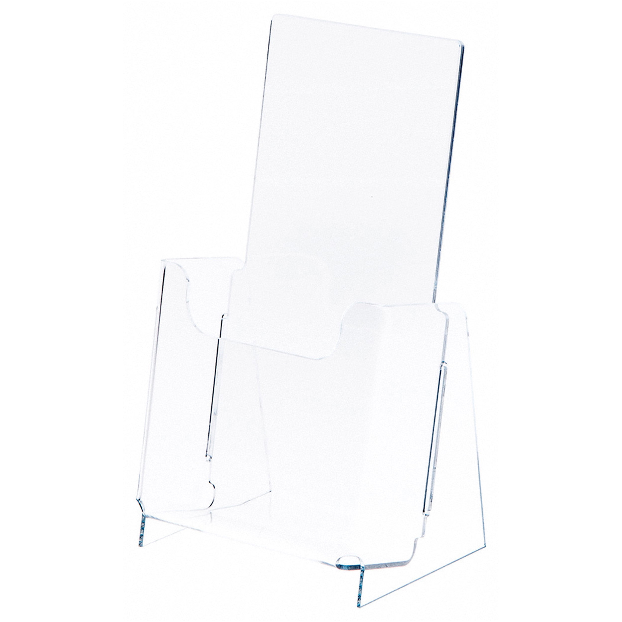 Plymor Clear Acrylic Tri-Fold Brochure Literature Holder (Countertop ...