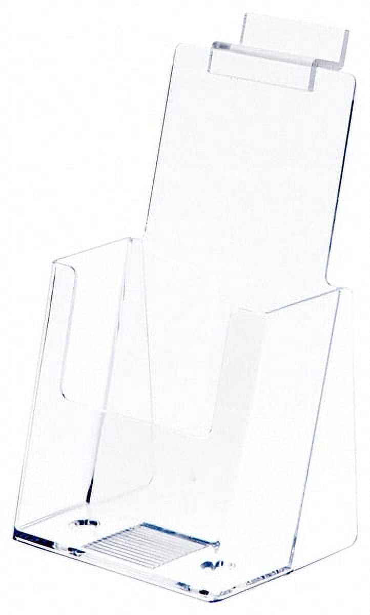 Plymor Clear Acrylic Tri-Fold Brochure Literature Holder (Countertop ...