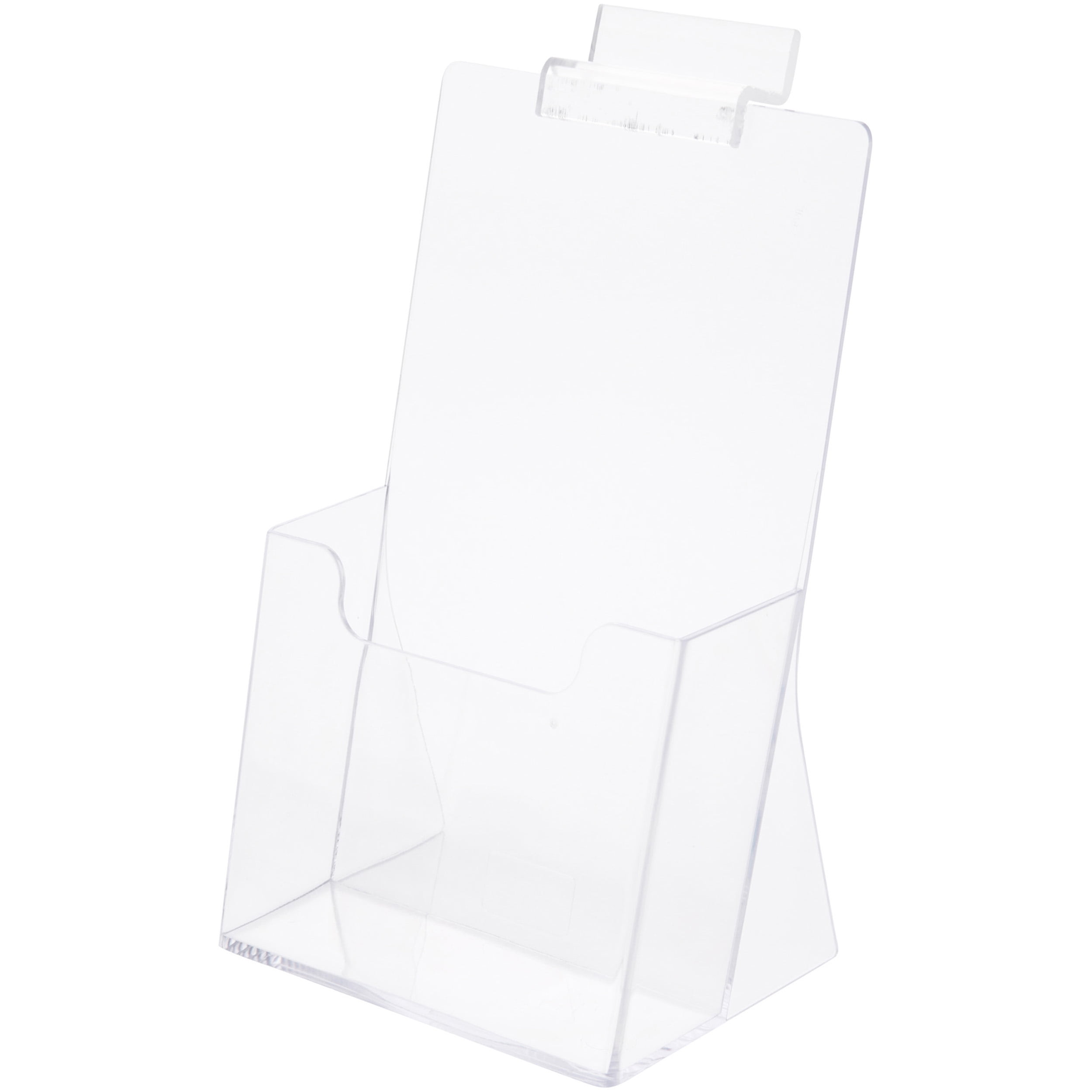 Plymor Clear Acrylic Tri-Fold Brochure Literature Holder (Countertop ...