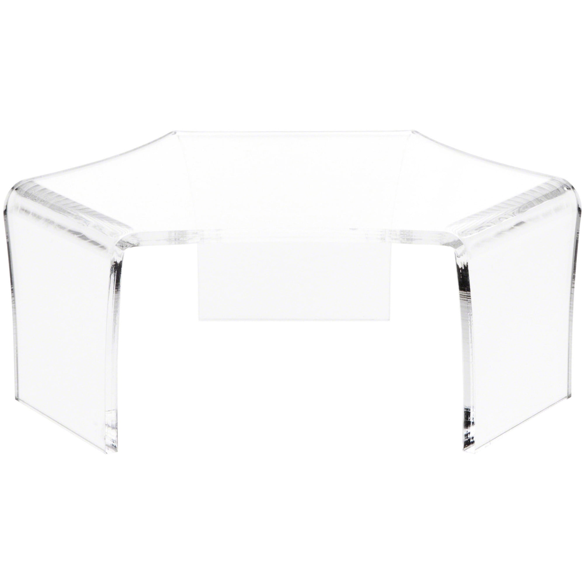 Plymor Clear Acrylic Tri-Leg (6 Sided) Display Riser, 3.5" H x 8.75" W ...