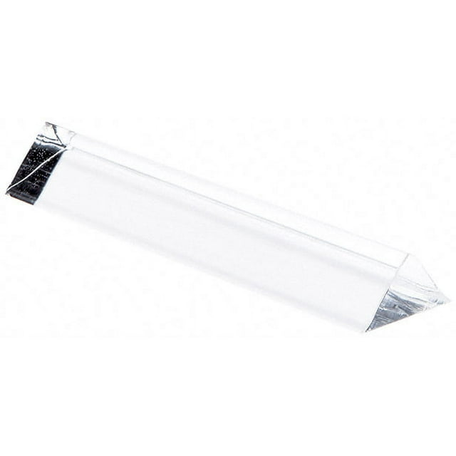 Plymor Clear Acrylic Triangular Label Display Block, 6" W x .75" D x ...