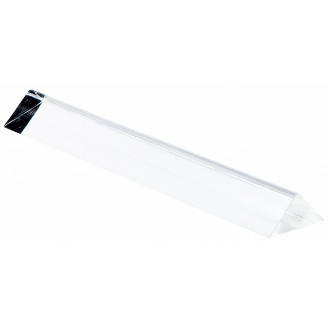 Plymor Clear Acrylic Triangular Label Display Block, 8" W x .75" D x ...
