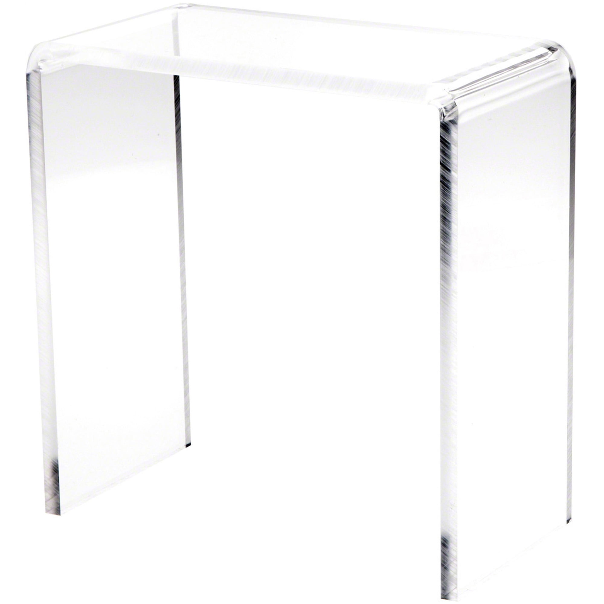 Plymor Clear Acrylic Vertical Rectangular Display Riser, 10" H x 10" W ...