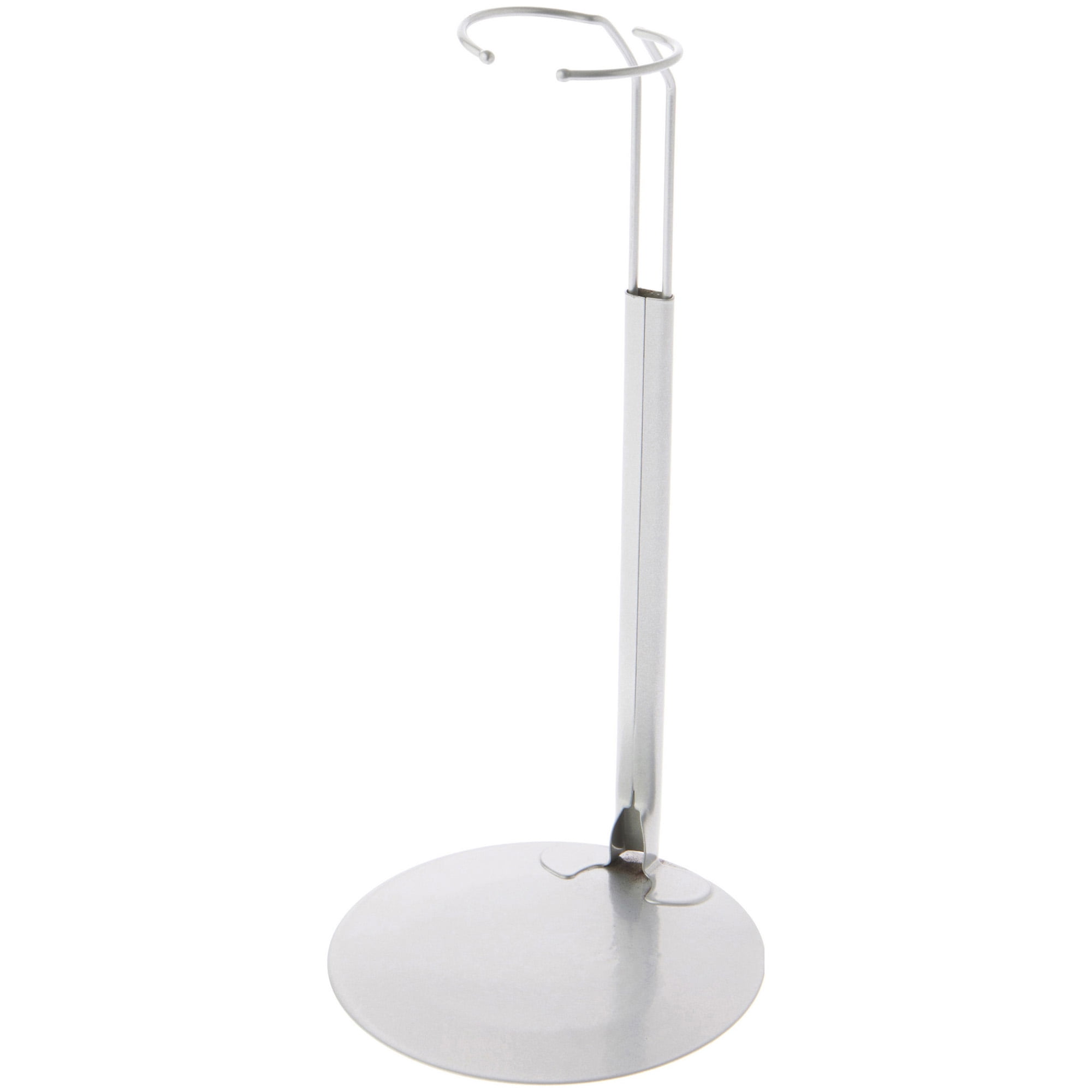 Plymor DSP-10S Silver Adjustable Doll Stand, fits 16, 17, 18, 19, 20 ...