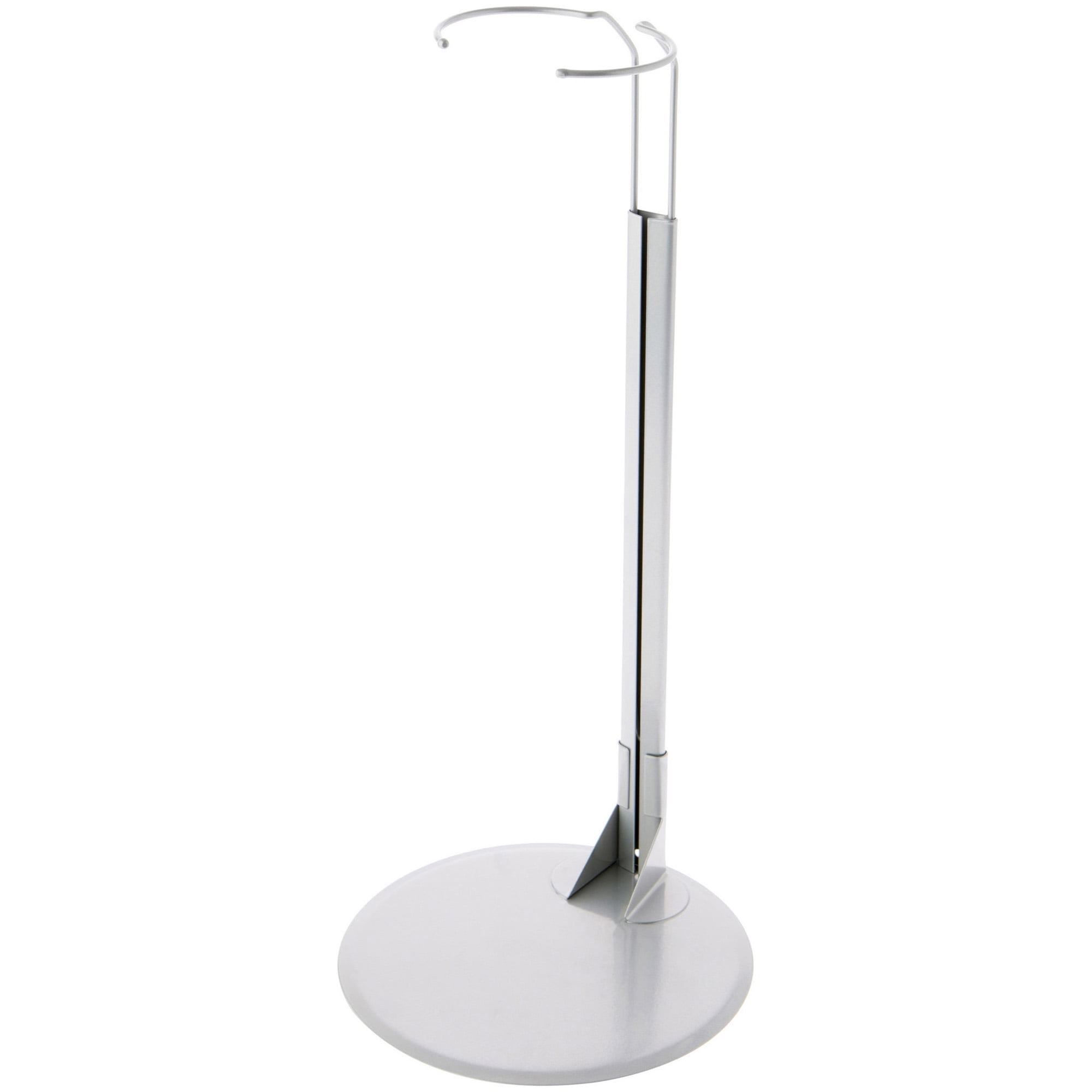 Plymor DSP-15S Silver Adjustable Doll Stand, fits 25, 26, 27, 28, 29 ...
