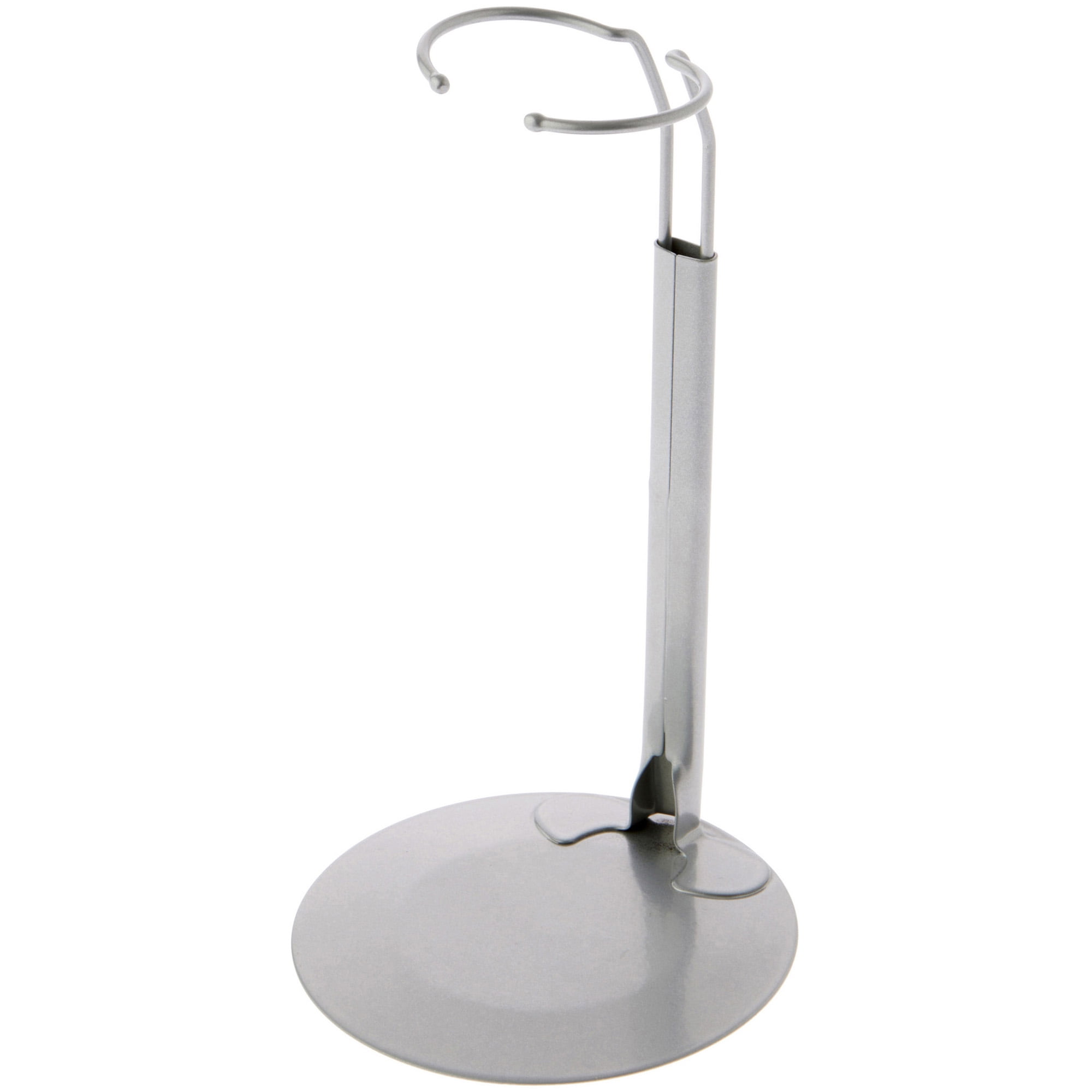 Plymor DSP-70S Silver Adjustable Doll Stand, fits 12, 13, 14, 15, 16 ...