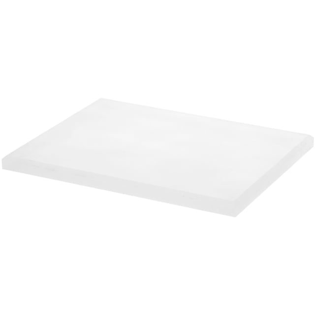 Plymor Frosted Acrylic Rectangular Beveled Display Base, 8" W x 6" D x ...