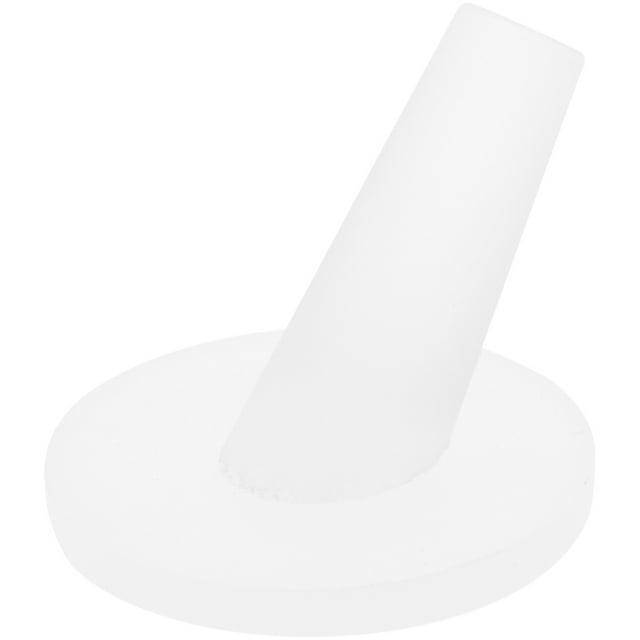 Plymor Frosted Acrylic Ring Finger Display, Single on Round Base, 2" W ...