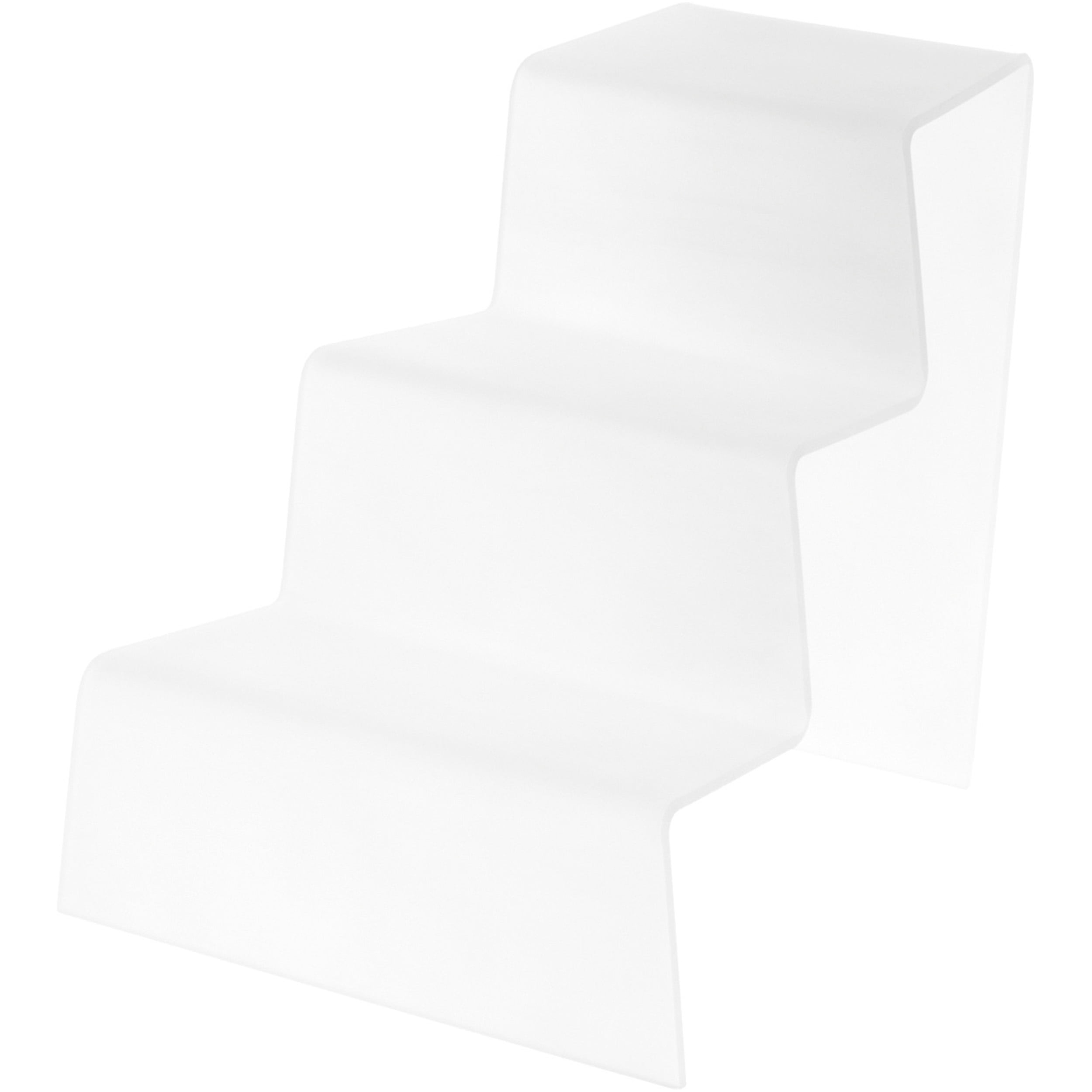Plymor Frosted Acrylic Tapered Display Stairs, 9.25" H x 9" W x 9.75" D ...