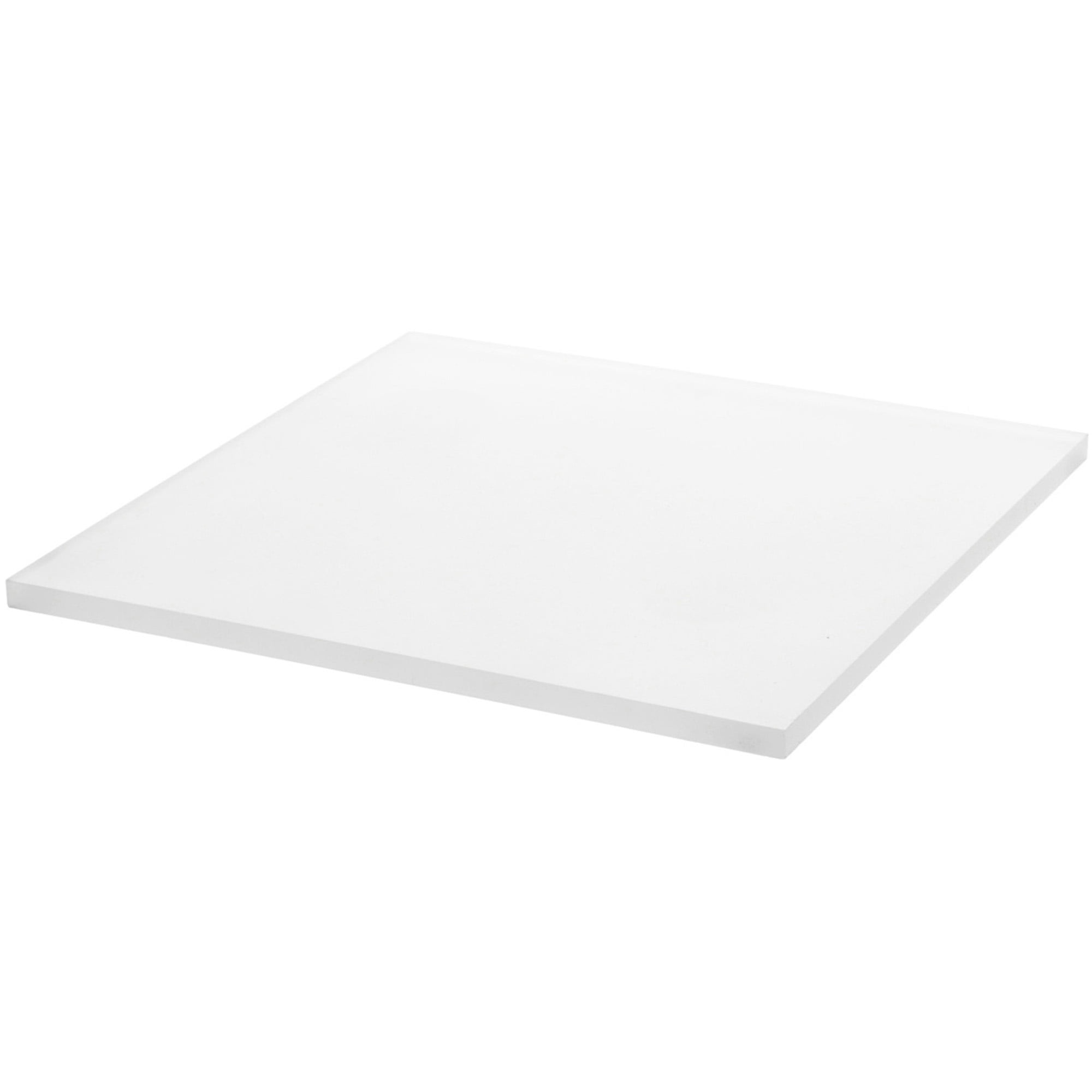 Plymor Frosted Square Acrylic Display Base, 10" W x 10" D x 0.375" H ...