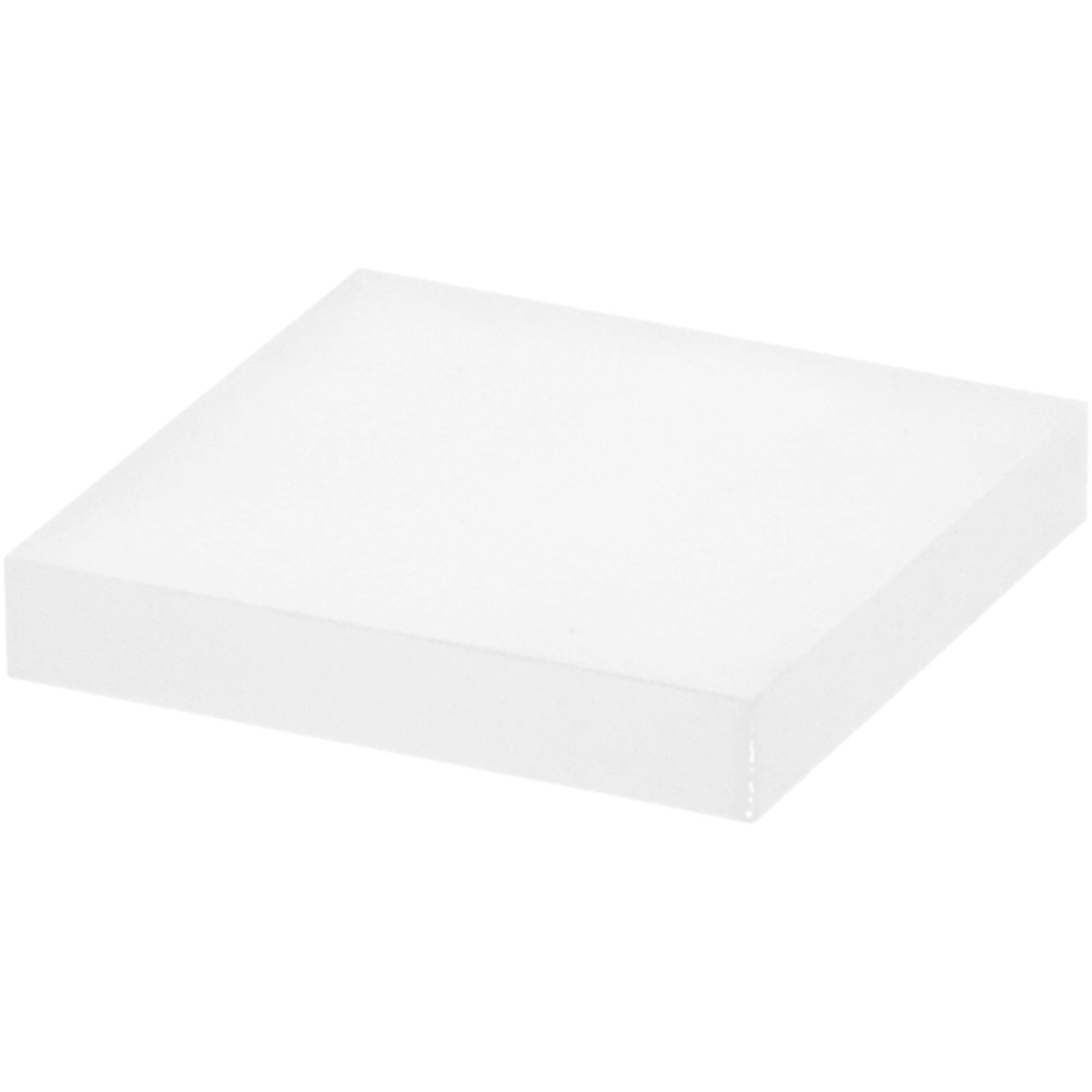 Plymor Frosted Square Acrylic Display Base, 2" W x 2" D x 0.375" H ...