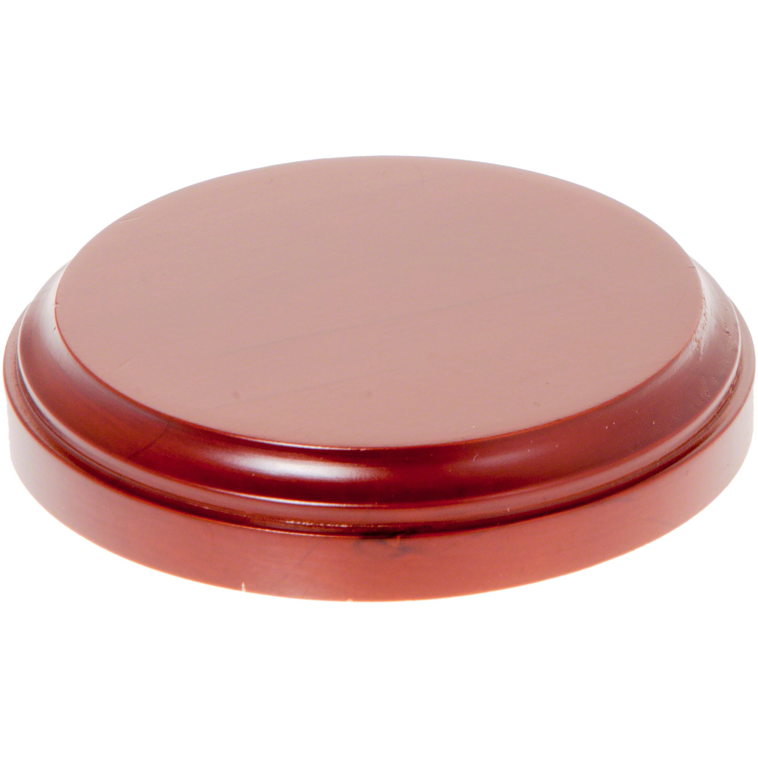 Plymor Fruitwood Round Wood Display Base, 3.5625" W x 3.5625" D x 0.625 ...