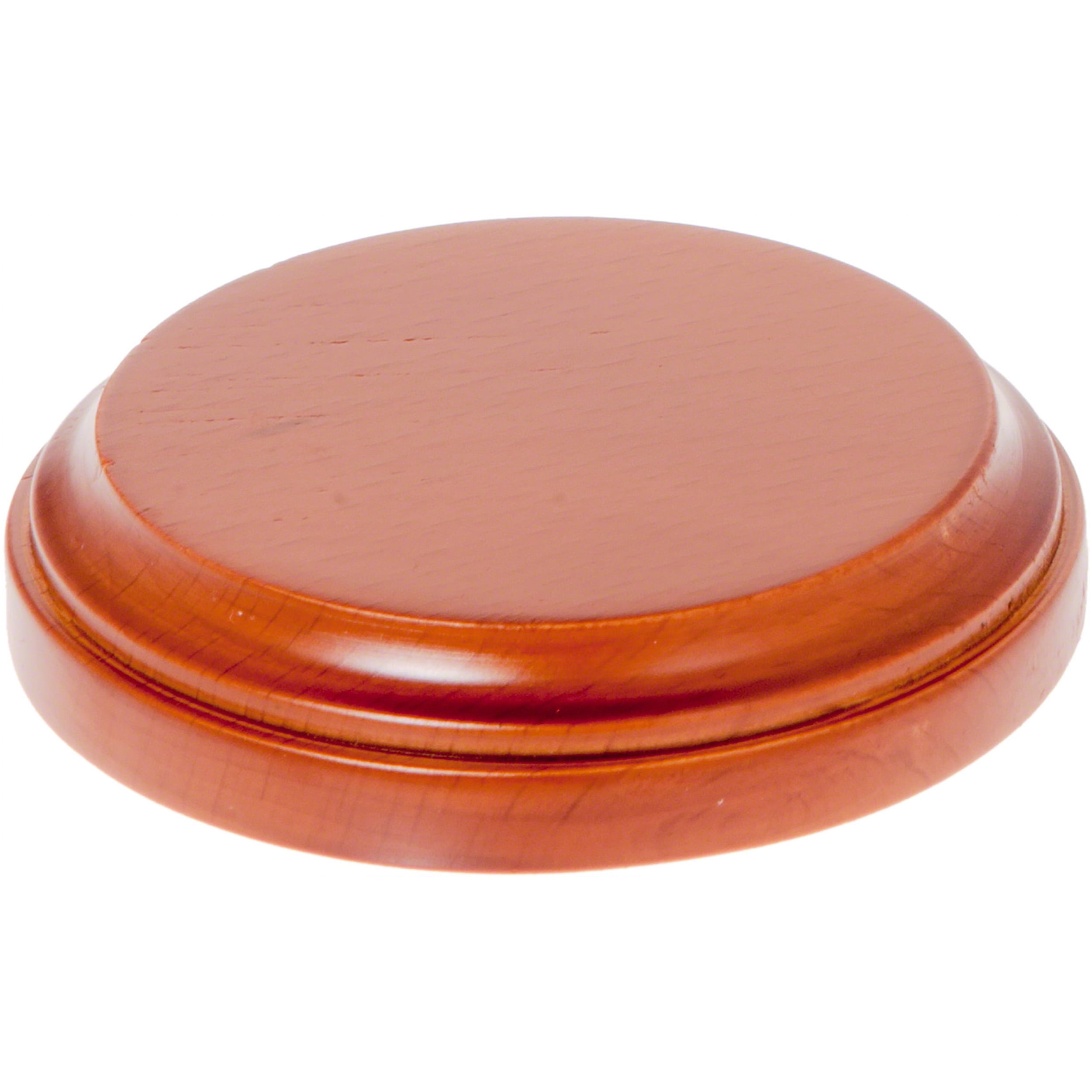 Plymor Fruitwood Round Wood Display Base, 3" W x 3" D x 0.75" H (2.5 ...