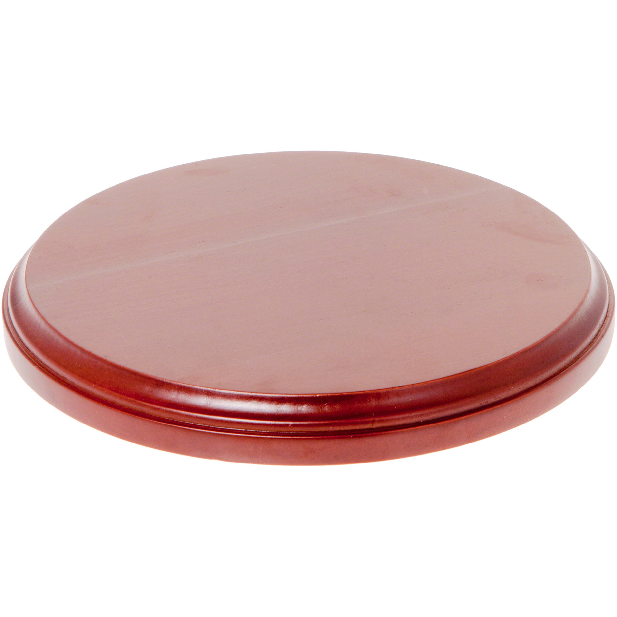 Plymor Fruitwood Round Wood Display Base, 6.5" W x 6.5" D x 0.75" H (6 ...