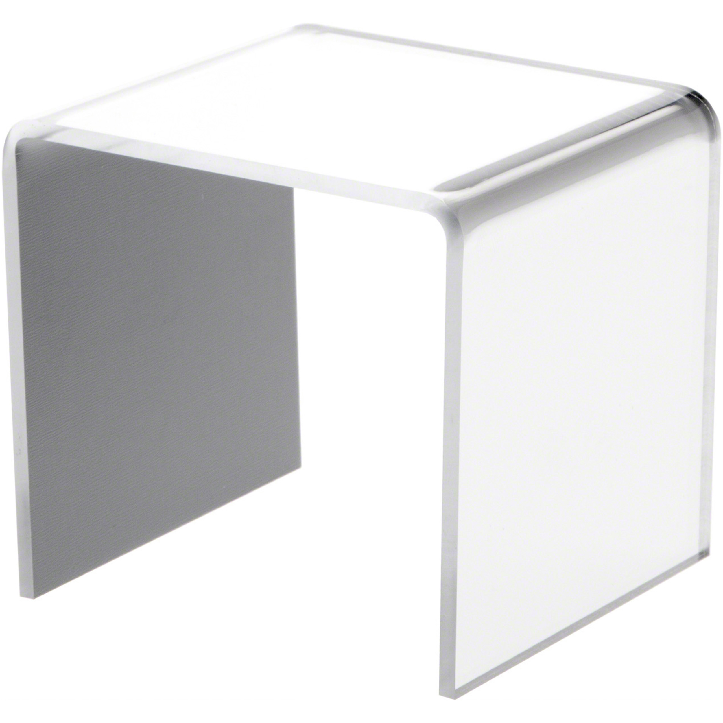 Plymor Mirrored Acrylic Square Display Riser, 3" H x 3" W x 3" D (1/8 ...