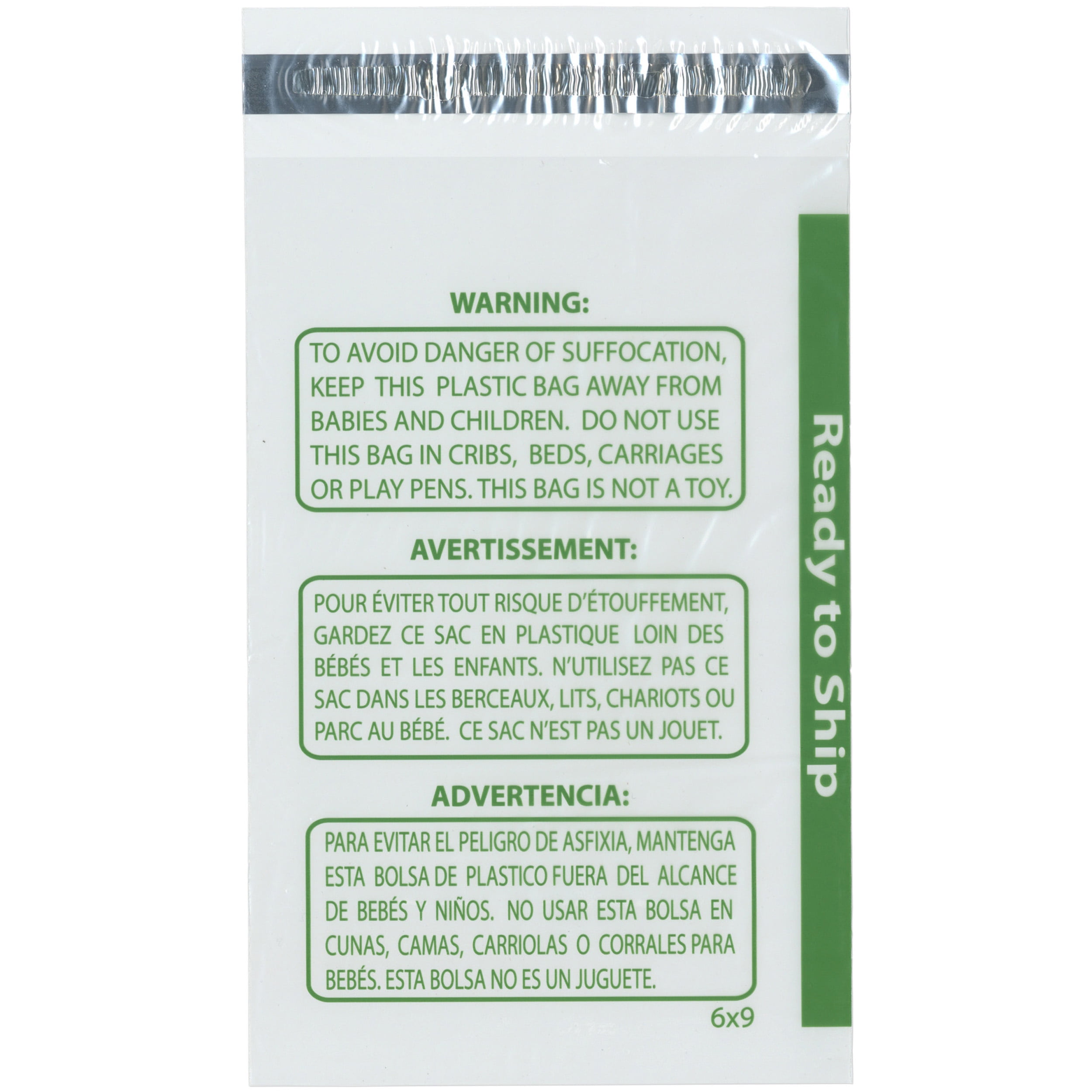 Plymor Ready to Ship 1.5 Mil Wicketed Poly Bags with Permanent Adhesive ...