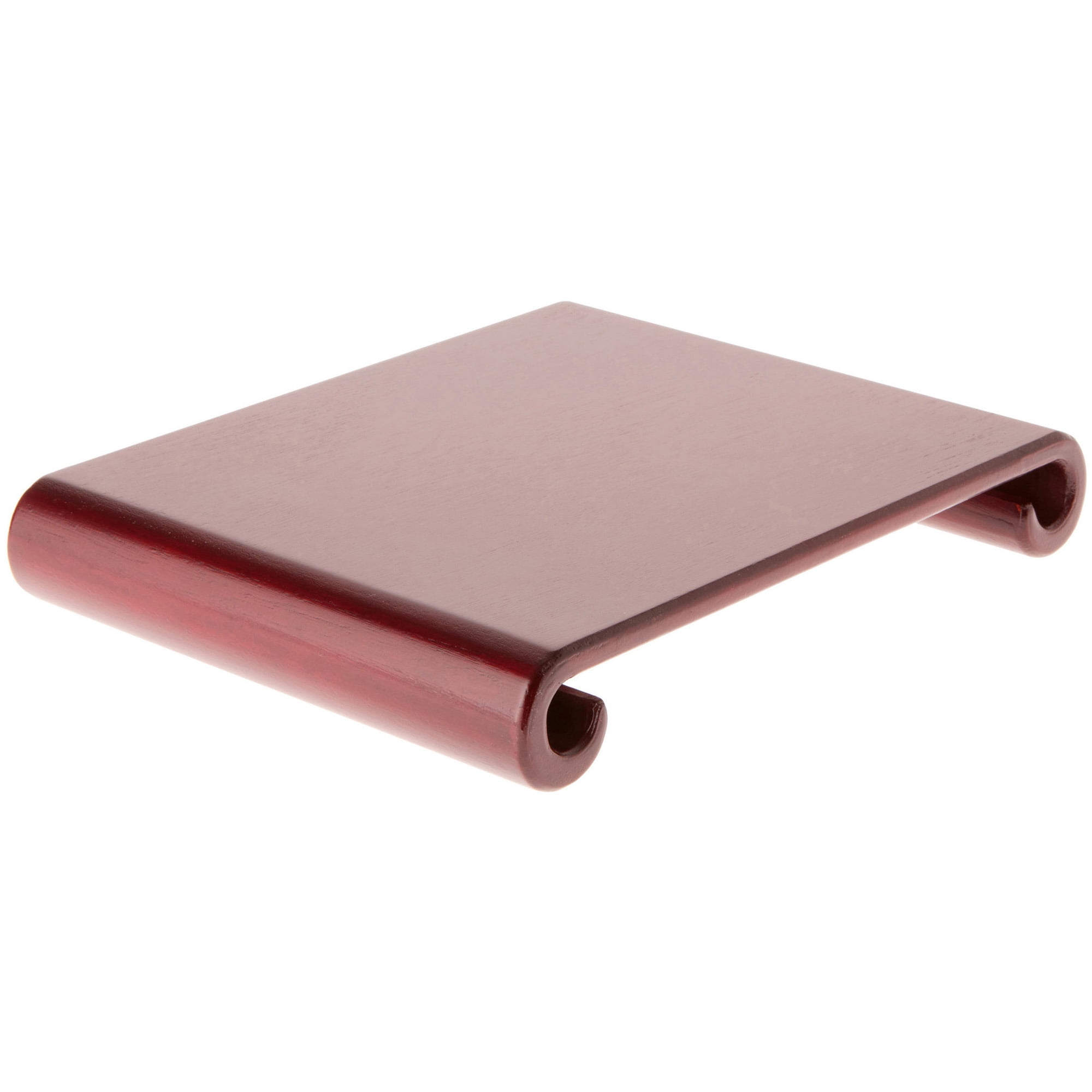 Plymor Red Scroll Wood Veneer Footed Display Base, 9" W x 7" D x 1.25 ...