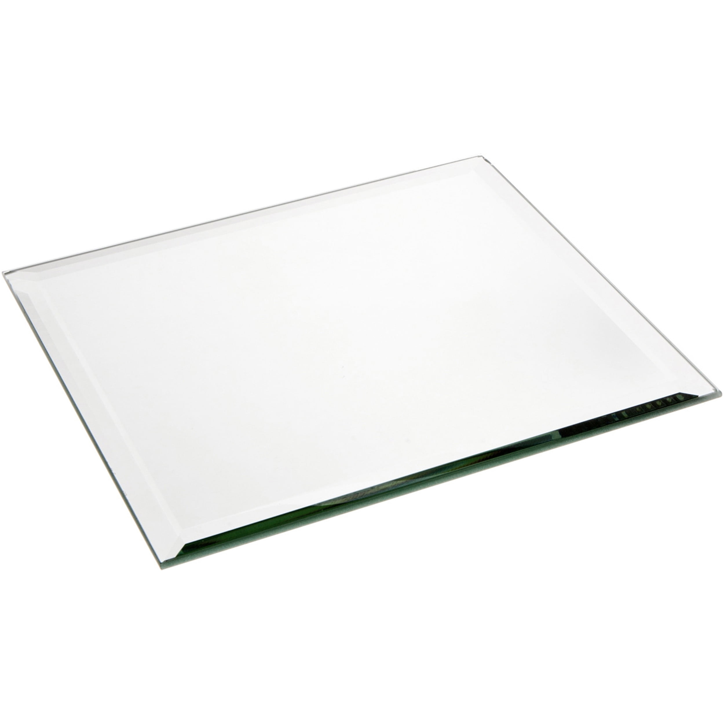 Plymor Set of 4 Square 5mm Beveled Glass Mirrors, 14 inch x 14 inch ...