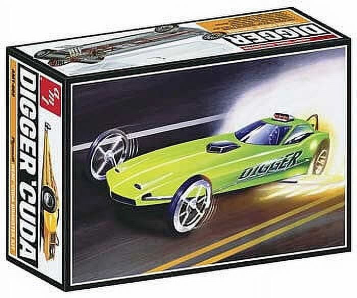 Plymouth Digger Cuda 1/25 Scale Plastic Model Kit AMT Models - Walmart.com