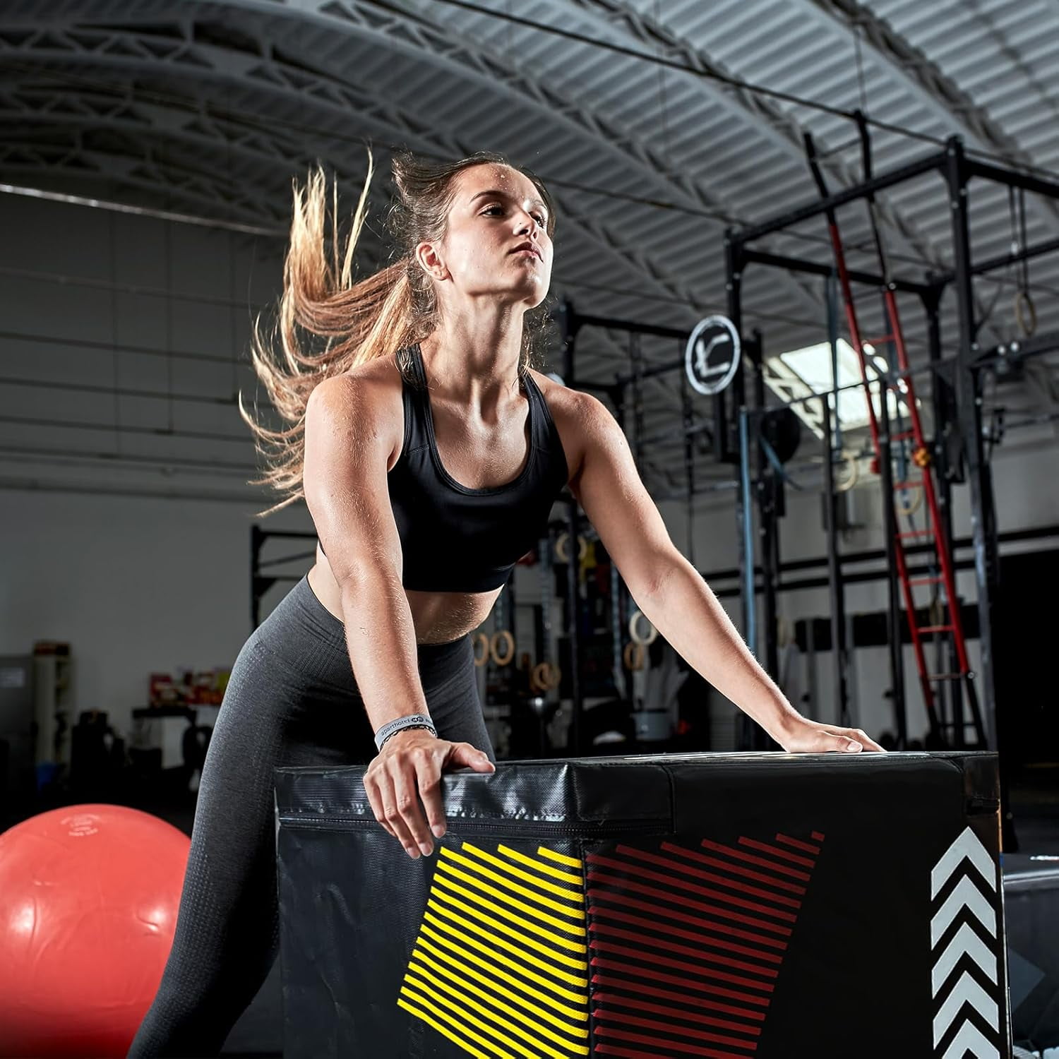 Plyo Jumping Exercise Box, 3 in 1 Plyo Jumping Box for Exercise,Soft ...