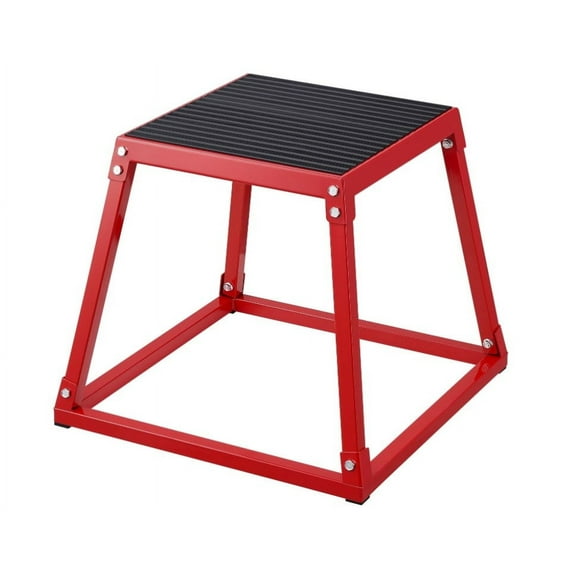 12 Inch Steel Plyometric Jump Box Anti Slip Fitness Exercise Step Up ...