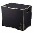 Plyometric Jump Box 24/20/16 Inch, Wooden Plyo Box for Fitness, 3-in-1 ...