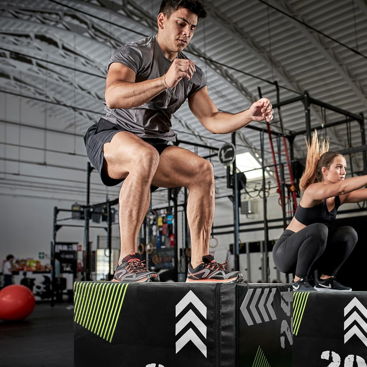 Plyometric Jump Box, 3 in 1 Soft Plyo Box Plyo Jumping Exercise Box for ...