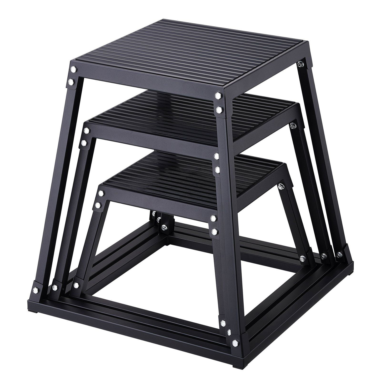 Plyometric Jump Box Set 12 18 24 Inch Anti Slip Agility Platform for ...