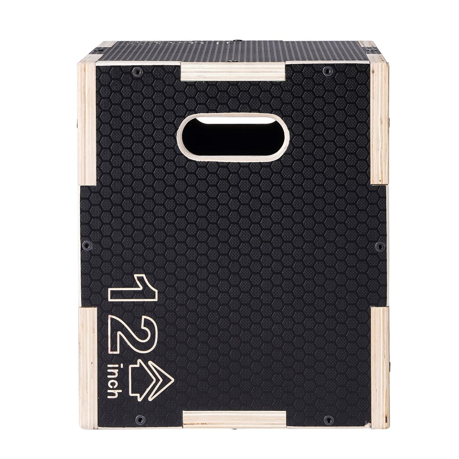 Plyometric Jump Box Set - 16/14/12 Inch Wooden Fitness Step Up Box for ...