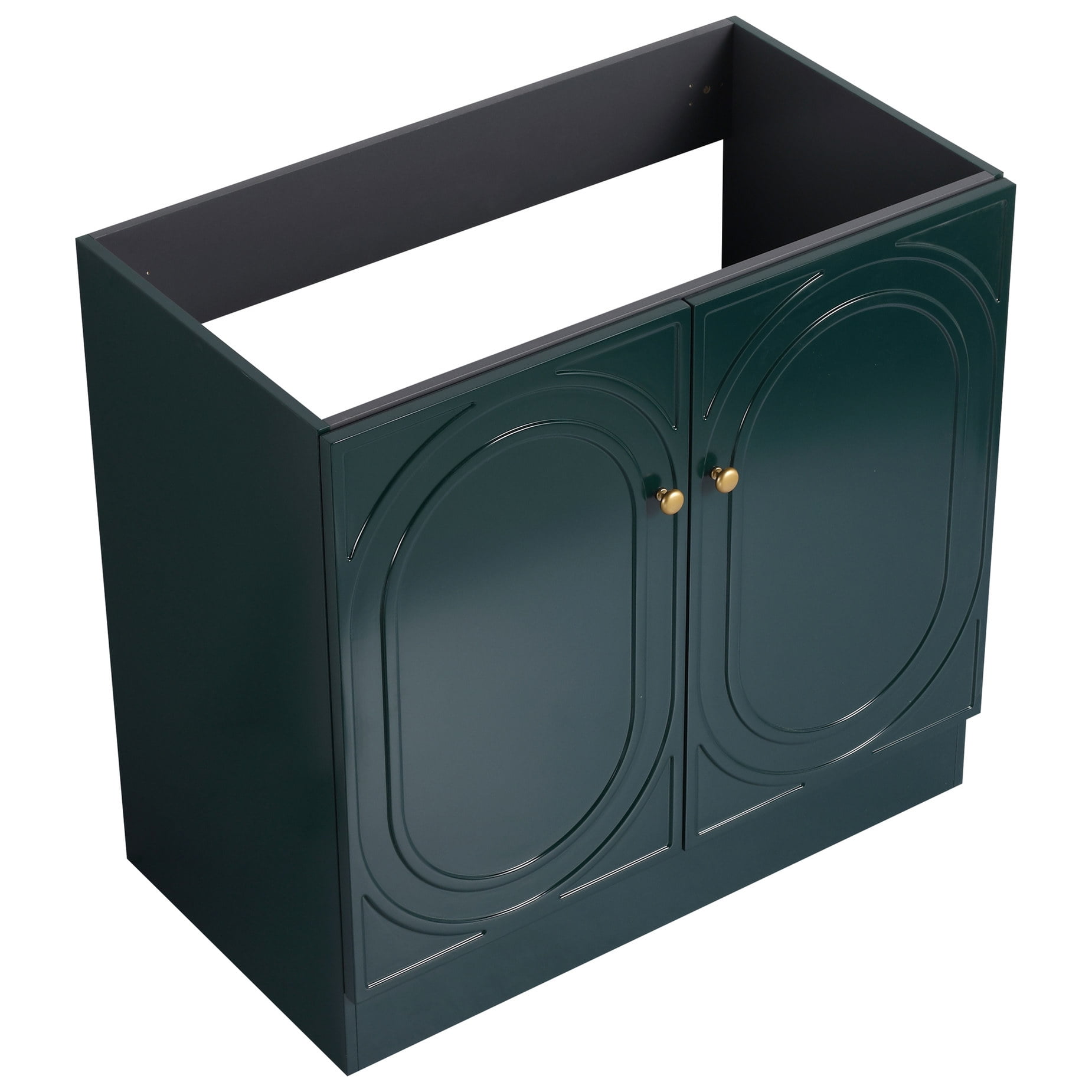 Plywood Bathroom Vanity, 36" | Soft-Close Function, Adjustable Shelf ...